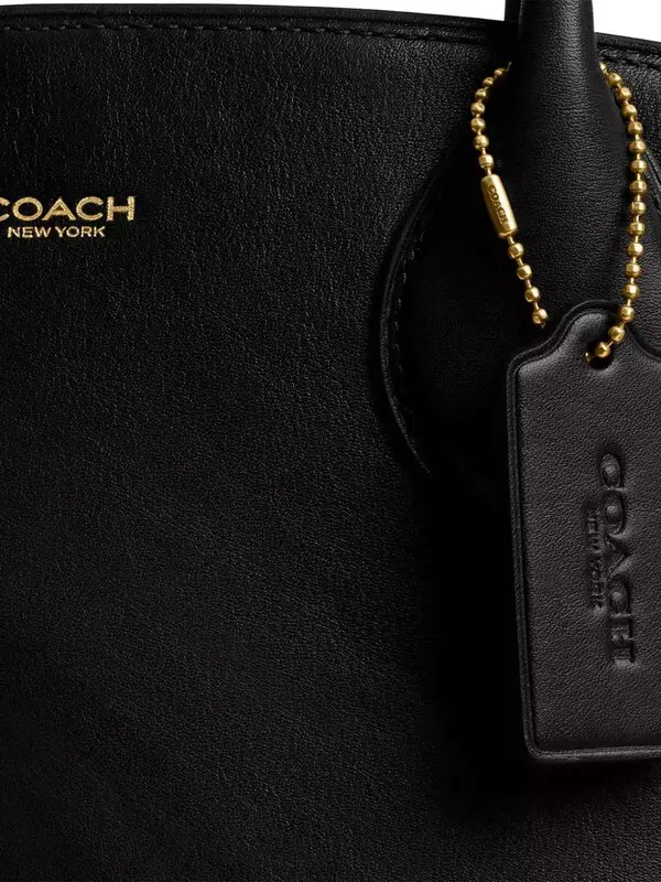 COACH Empire Leather Carryall Tote Bag - Black