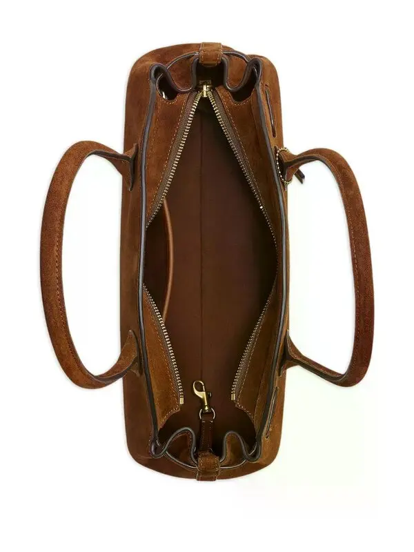 COACH Empire Carryall Suede Shoulder Bag