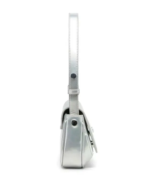 DIESEL® Clutch With Detachable Strap - Silver