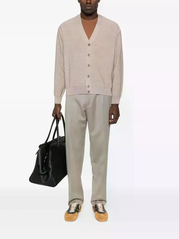 LEMAIRE Button-front Cardigan - Neutrals