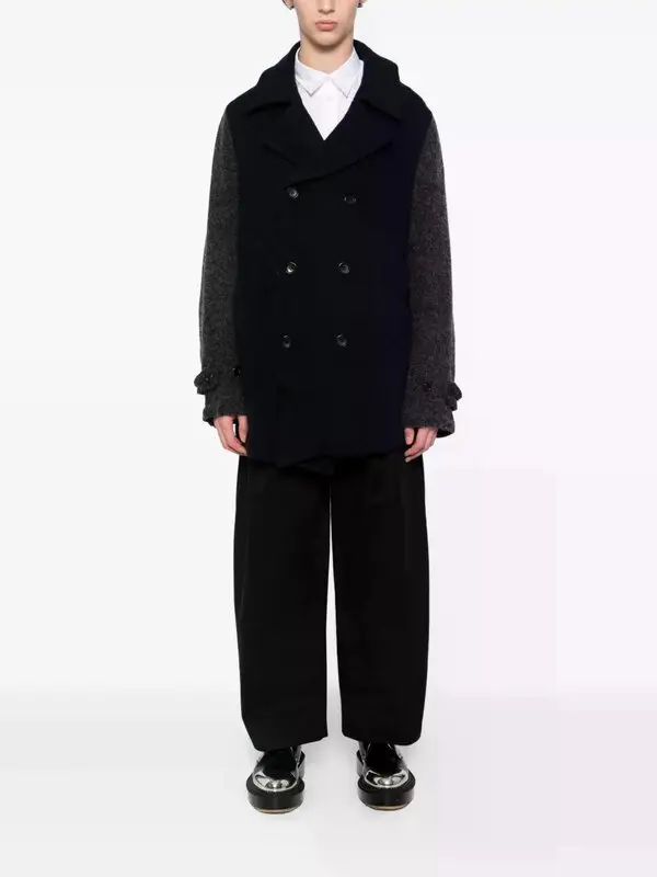 Comme Des Garçons Contrast Panelled Coat