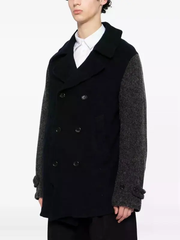Comme Des Garçons Contrast Panelled Coat