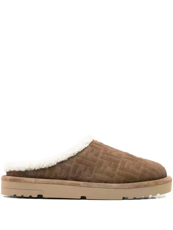 Fendi Afterski Crosta Ff Clogs
