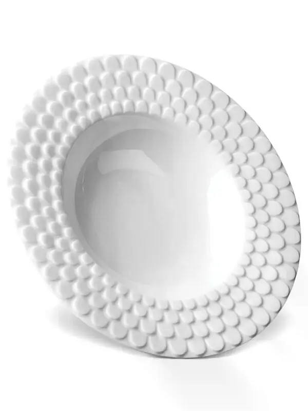 L'Objet Aegean Serving Bowl - White