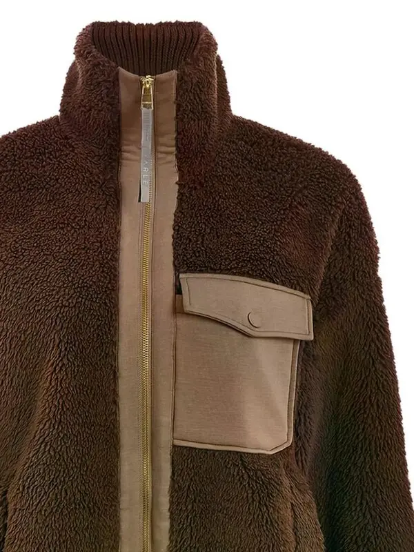 Varley Lowell Sherpa Jacket - Brown