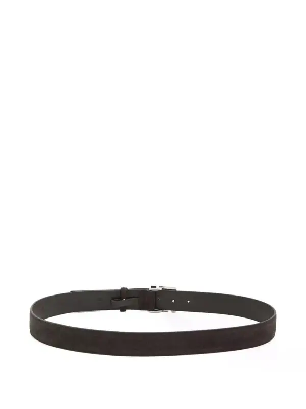 Fendi Ff Buckle Suede Belt