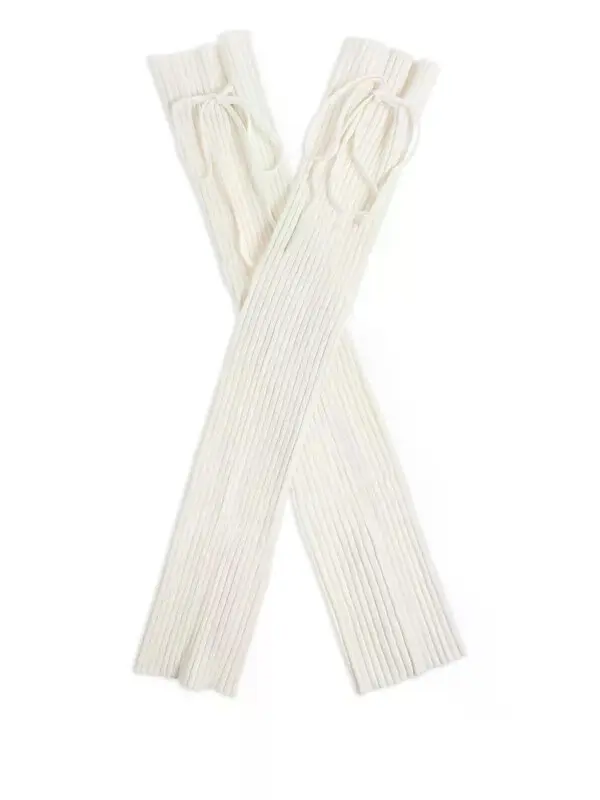 LISA YANG Ribbed Knit Gloves