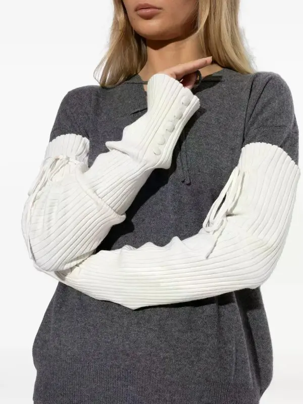 LISA YANG Ribbed Knit Gloves