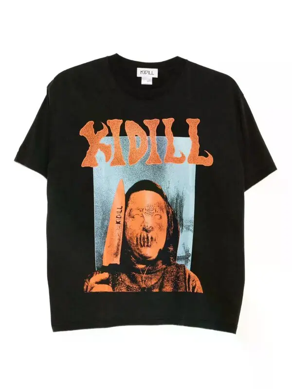 KIDILL Cracked-face T-shirt