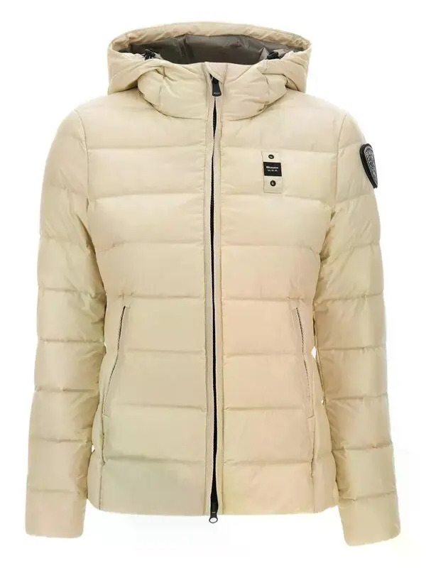 BLAUER. Quilted Hooded Jacket