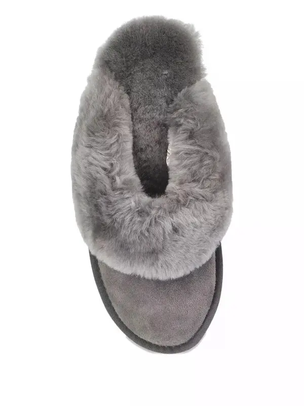 EMU AUSTRALIA Jolie Fur Trim Slippers - Grey