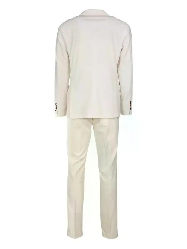 Brunello Cucinelli Three-button Single-breasted Suit - White