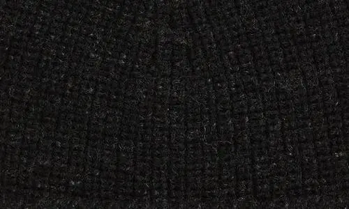 Robert Barakett Shaker Stitch Merino Wool Beanie - Black