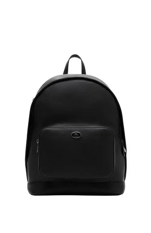 Burberry Knight Stamp Backpack - Black