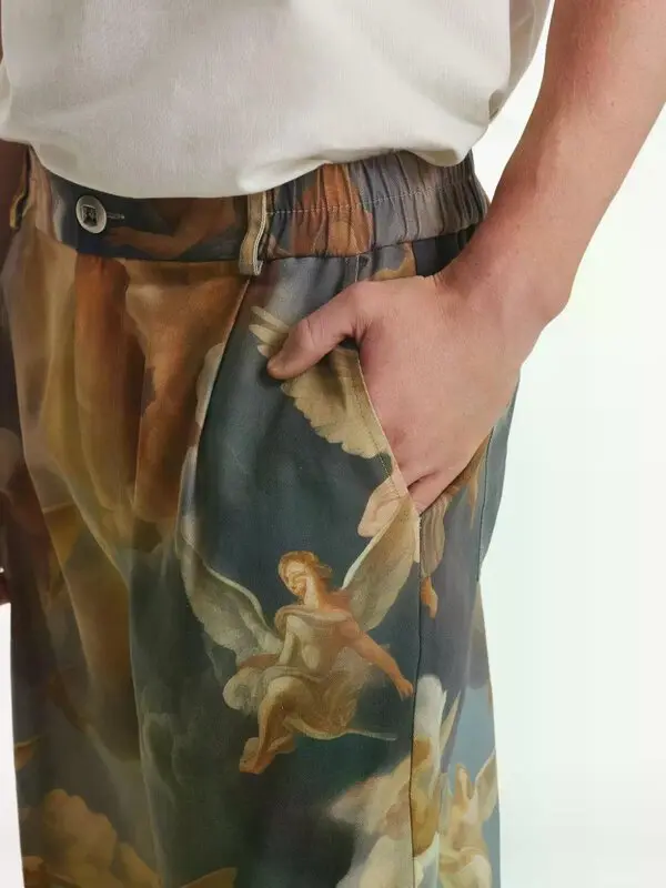 IRINA VOINEA Printed Trousers