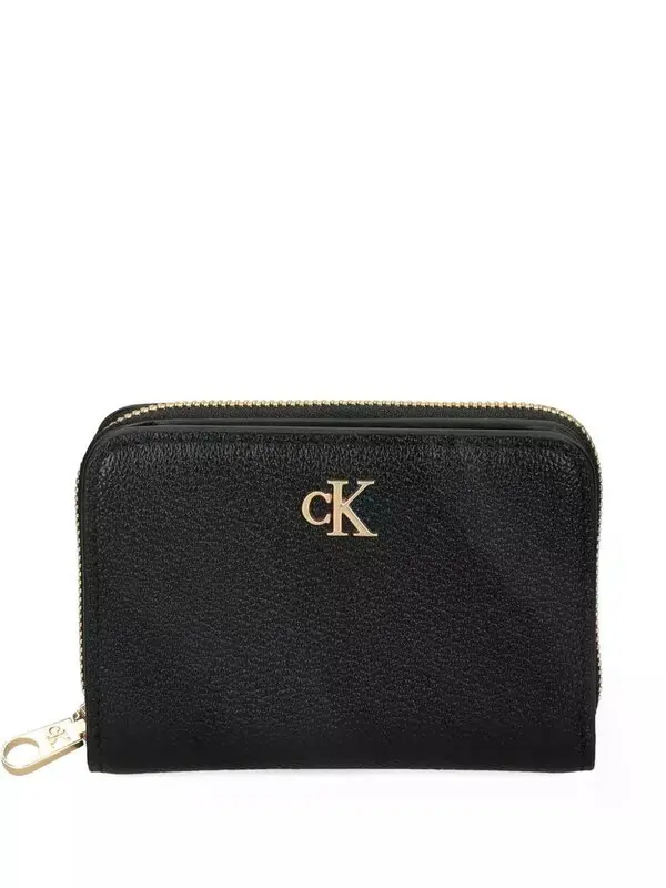Calvin Klein Zip Logo Wallet - Black