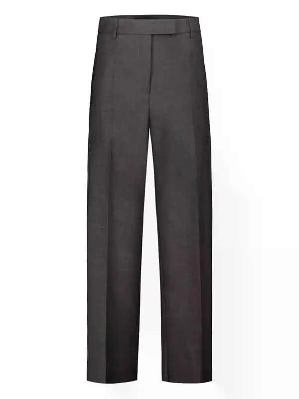 DRHOPE Pressed-crease Wool Trousers