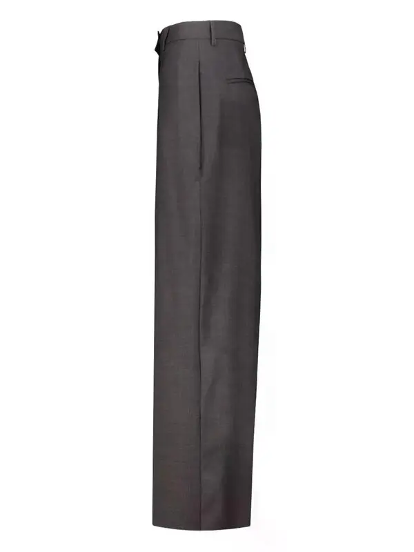 DRHOPE Pressed-crease Wool Trousers