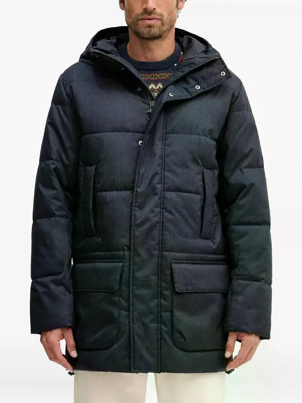 Barbour Logo-embroidered Padded Jacket