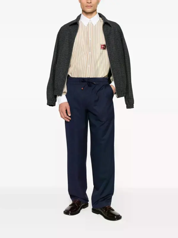 Drole De Monsieur Drawstring Pocket Trousers