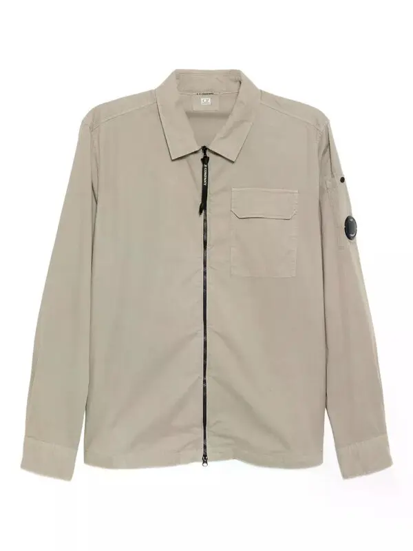 C.P. COMPANY Gabardine Zipped Jacket