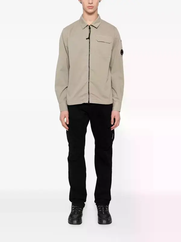 C.P. COMPANY Gabardine Zipped Jacket