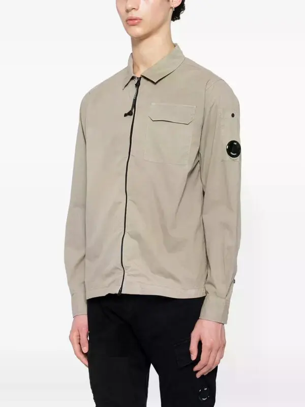 C.P. COMPANY Gabardine Zipped Jacket