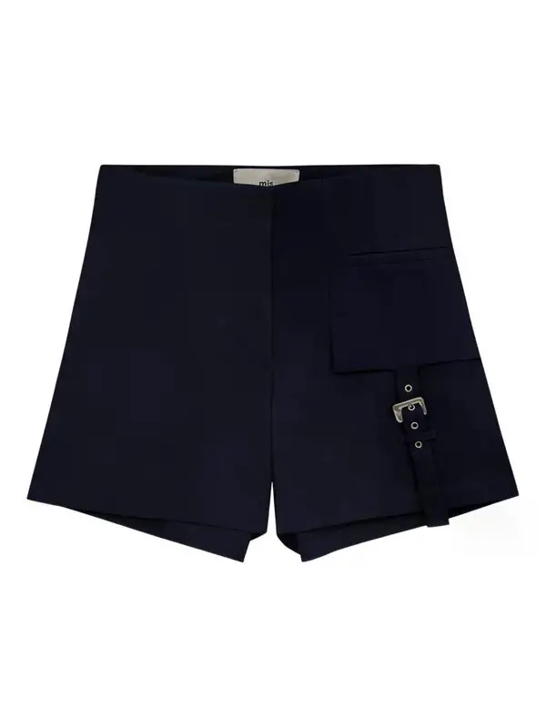 MISCI Zuleika Buckle Shorts - Blue