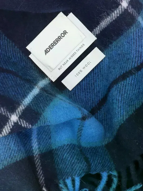 ADER ERROR Faylen Muffler Scarf - Blue