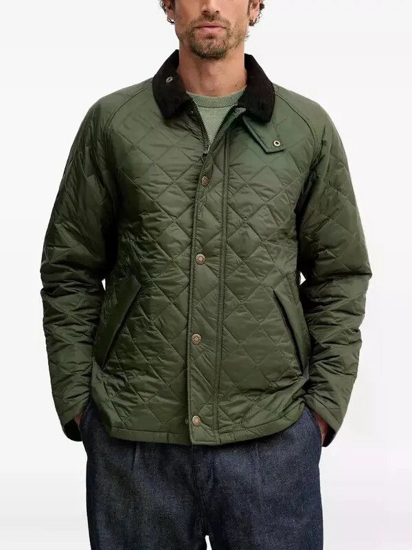 Barbour Quilted Corduroy-collar Jacket