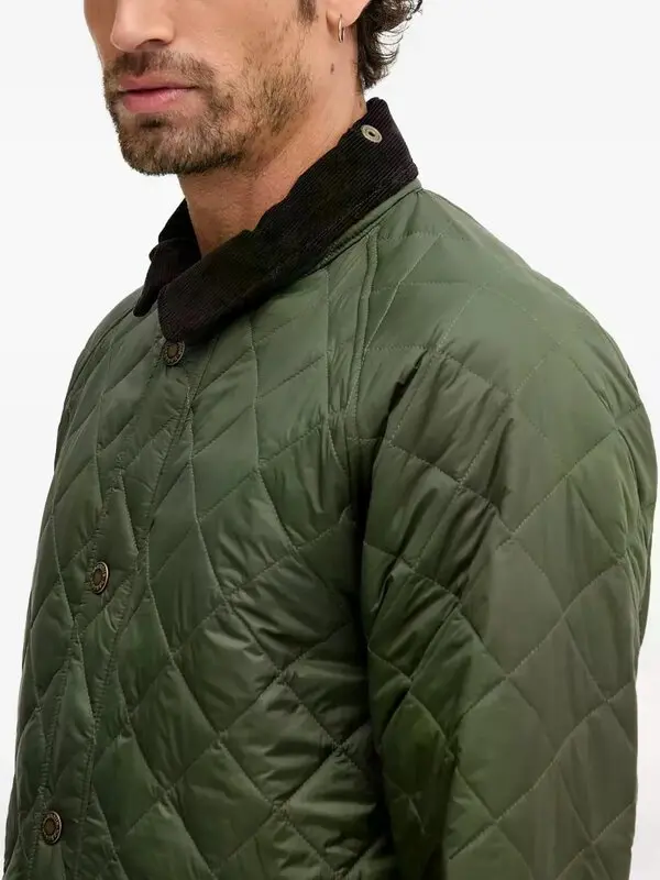 Barbour Quilted Corduroy-collar Jacket