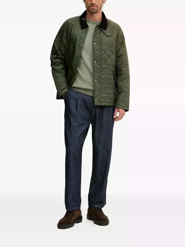 Barbour Quilted Corduroy-collar Jacket