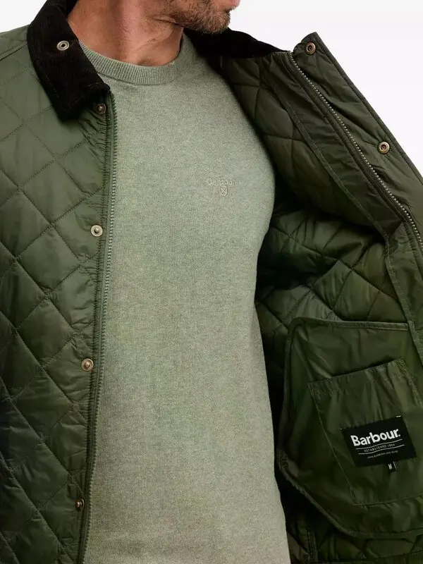 Barbour Quilted Corduroy-collar Jacket