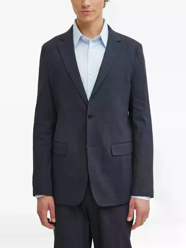 Theory Single-breasted Blazer - Blue