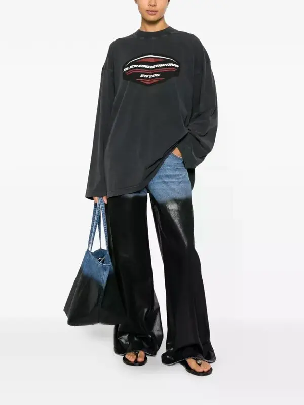 Alexander Wang Long-sleeved Graphic T-shirt