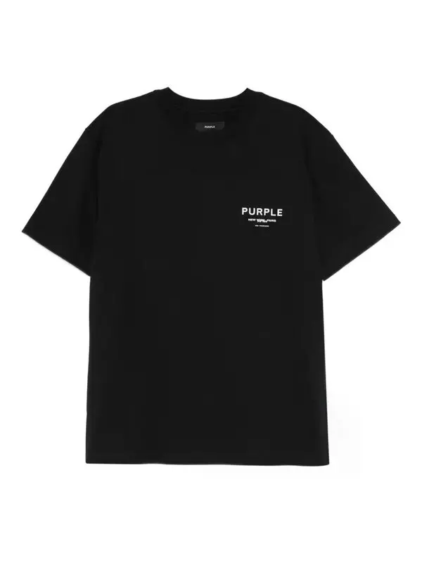 PURPLE BRAND Logo T-shirt - Black