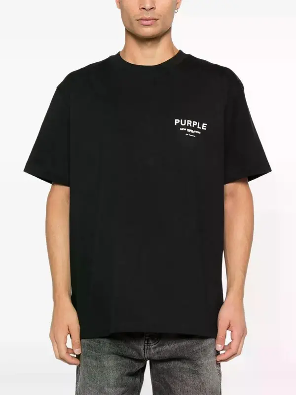PURPLE BRAND Logo T-shirt - Black