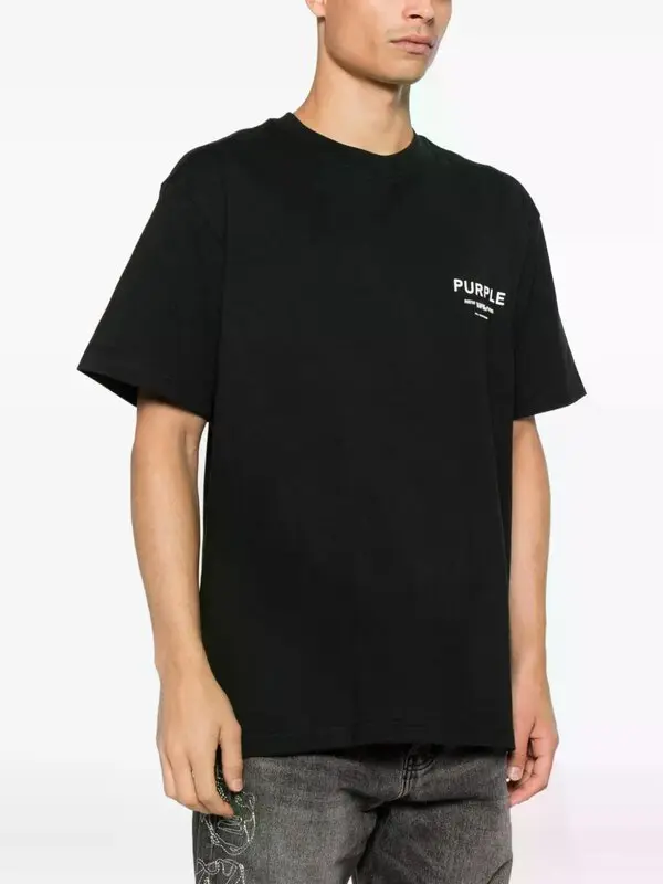 PURPLE BRAND Logo T-shirt - Black