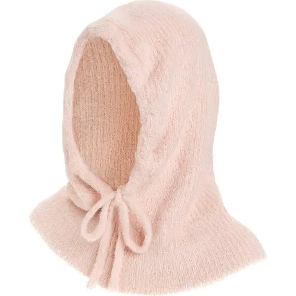 Tasha Front Tie Balaclava - Blush