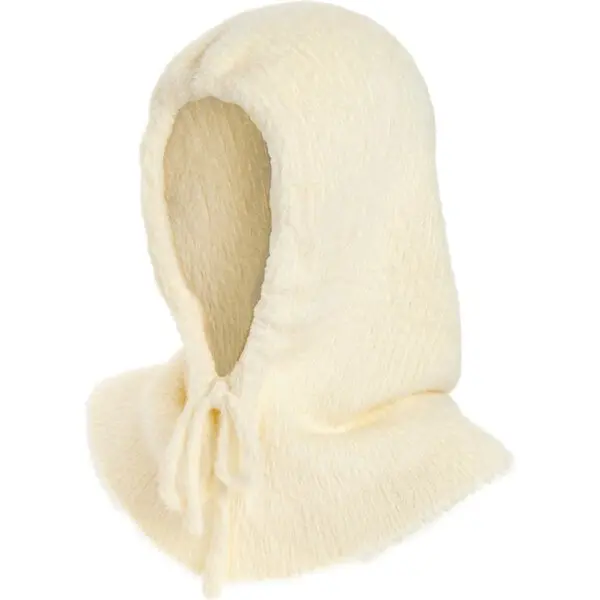 Tasha Front Tie Balaclava - Ivory