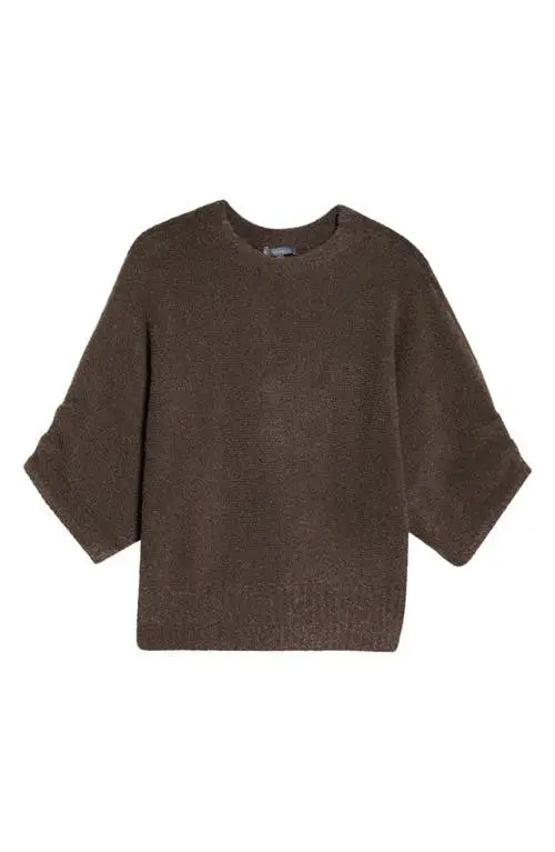 Wit & Wisdom Dolman Sleeve Crewneck Sweater - Oyster Mushroom