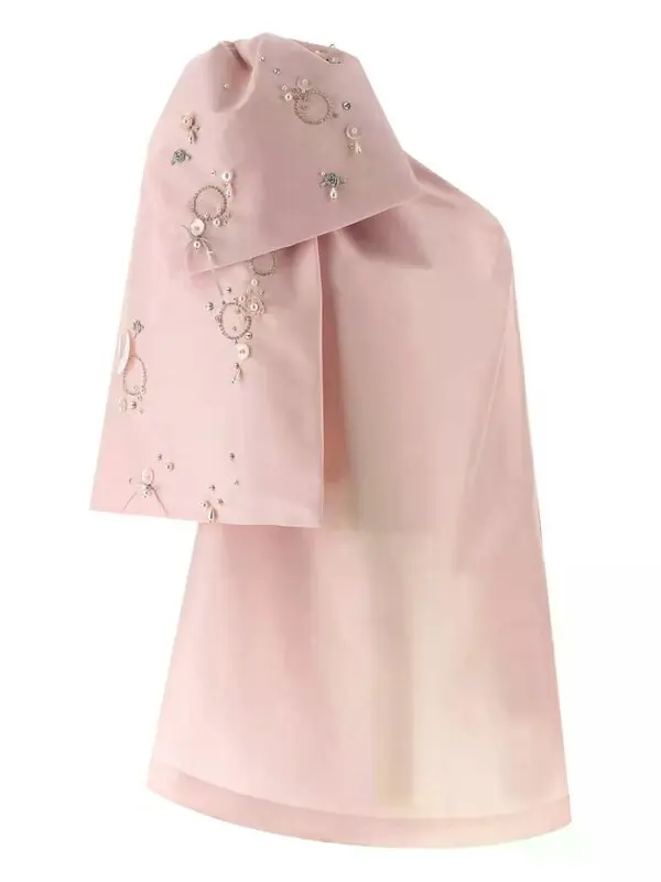 Bernadette Winnie Bow-detail Mini Dress - Pink