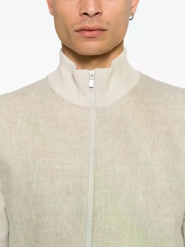 GRAN SASSO Zip-up Cardigan