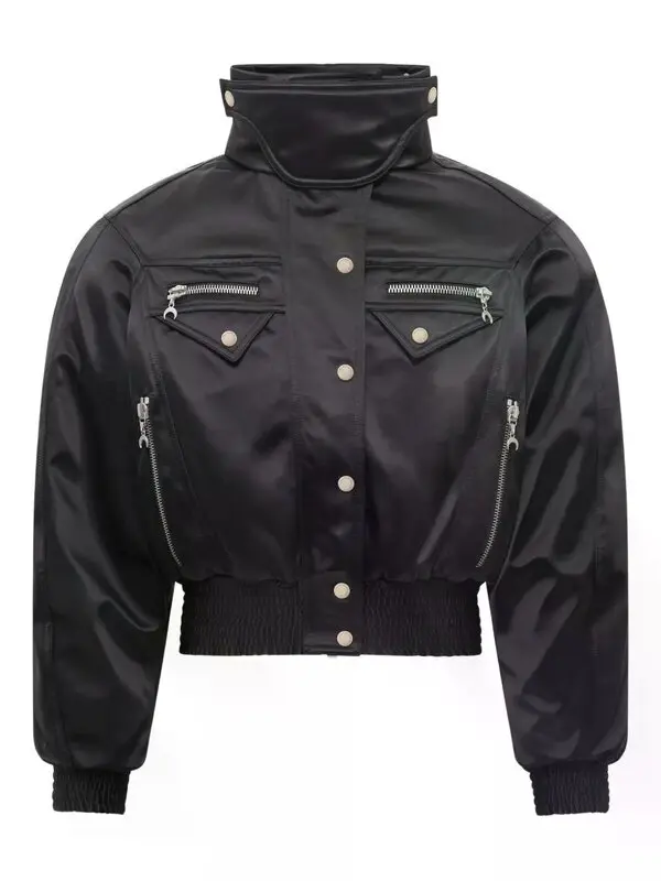 MARINE SERRE Satin Bomber Jacket
