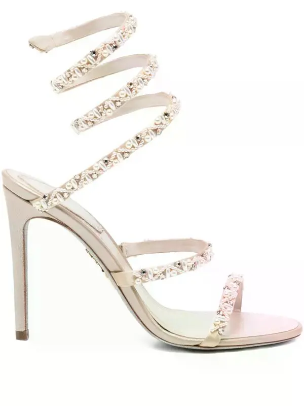 Rene Caovilla 100mm Chandelier Embellished Sandals