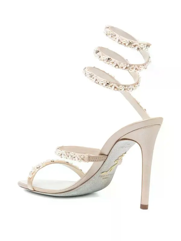 Rene Caovilla 100mm Chandelier Embellished Sandals