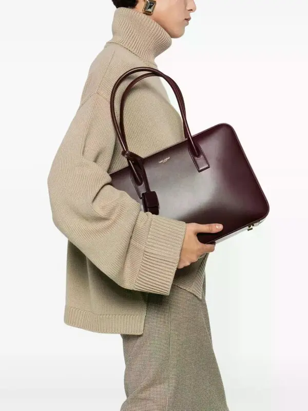 Saint Laurent Logo-print Tote Bag