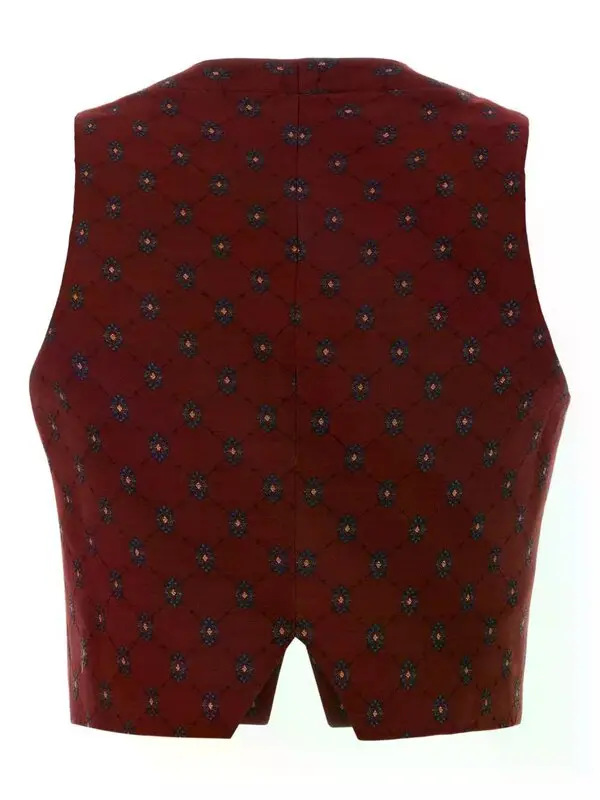 Etro Patterned Wool-blend Waistcoat