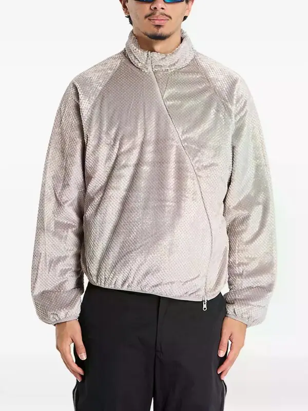 POST ARCHIVE FACTION River Asymmetric-zip Jacket - Grey