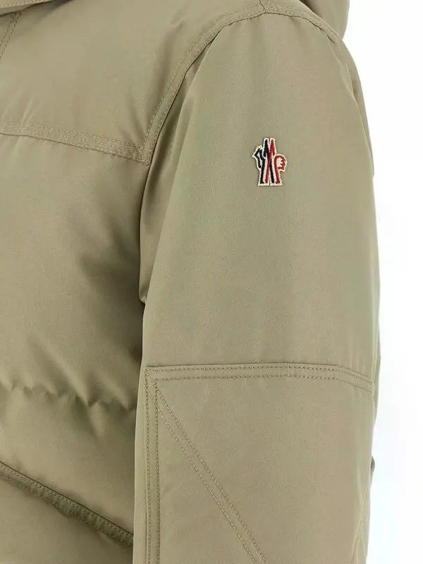 Moncler Elfin Quilted-hooded Jacket - Neutrals